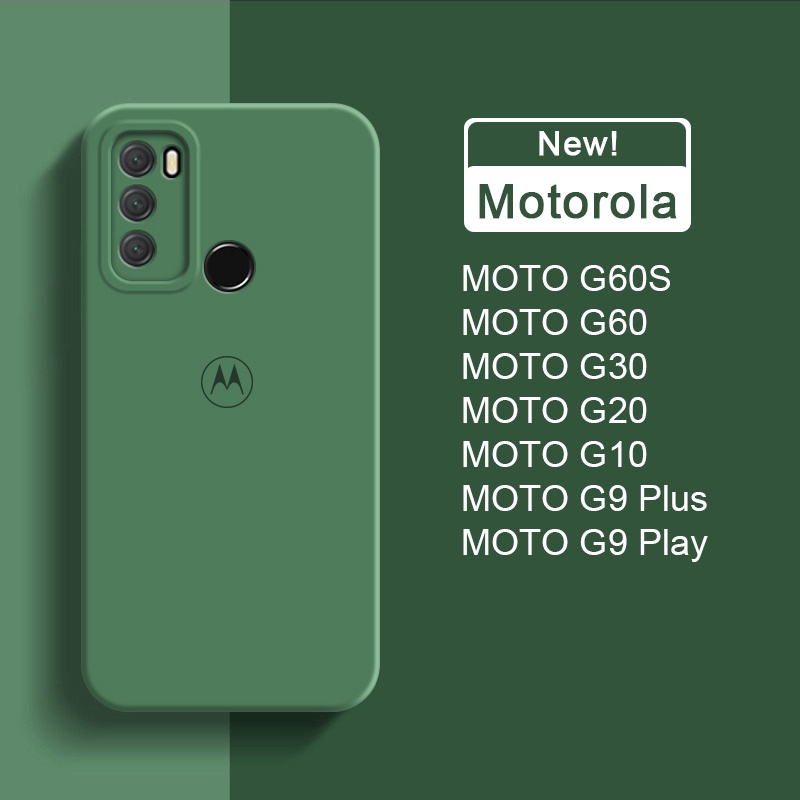 Capa De Silicone Líquido Original Motorola Moto G9 Play Plus G60 G60S G30 G20 G10 G200 ...
