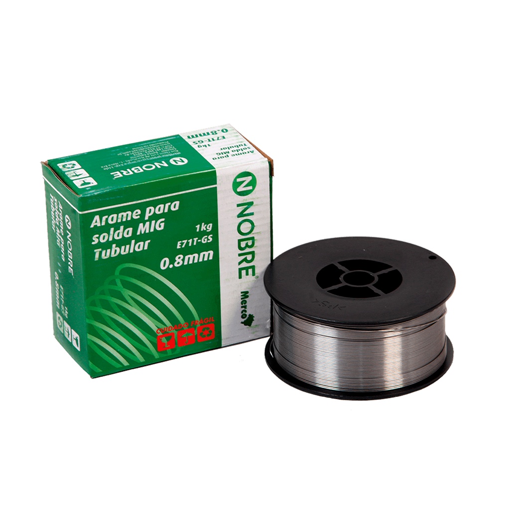 Arame Solda Mig Uso Sem Gás E71t Gs 0,8mm 1kg Nobre Merco | Shopee Brasil