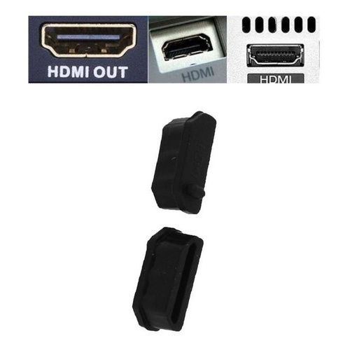 Kit 08 Hdmi + 08 Vga Db9 Anti Poeira Desktop E Video Games | Shopee Brasil