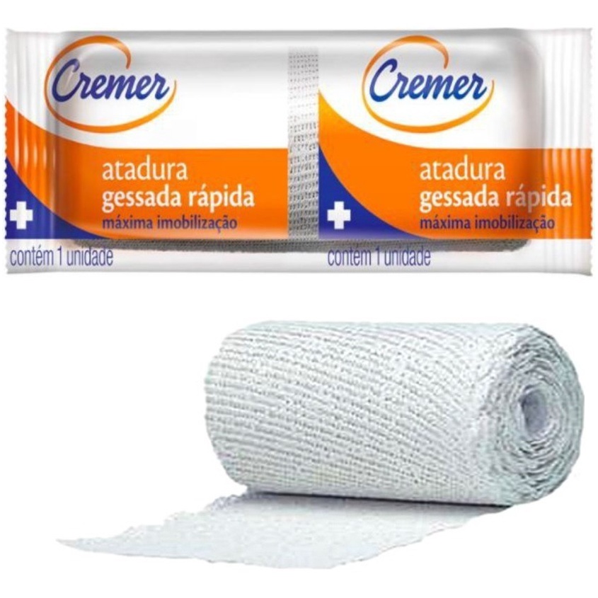 Gesso Hospitalar Cremer Tala Gessoterapia 15 unidades | Shopee Brasil