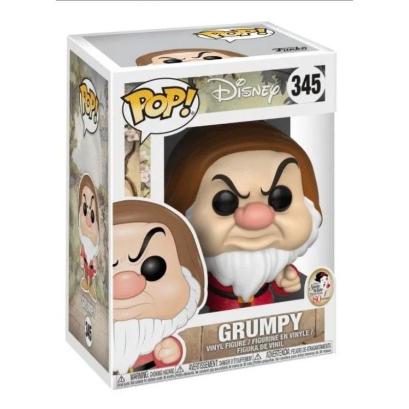 Funko Pop Disney! Snow White - Grumpy 345 | Shopee Brasil