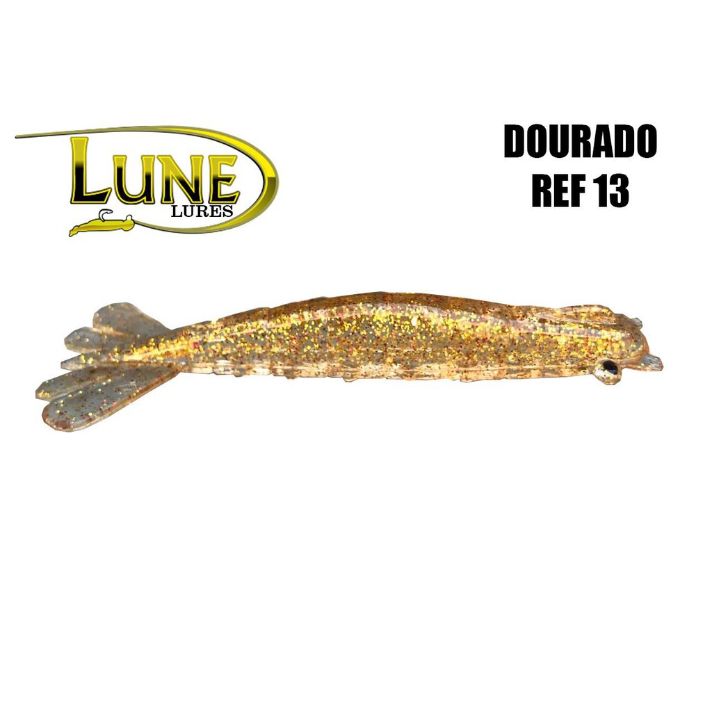 KIT C/3 ISCAS CAMARÃO ARTIFICIAL 8CM COR 13. ORIGINAL LUNE | Shopee Brasil