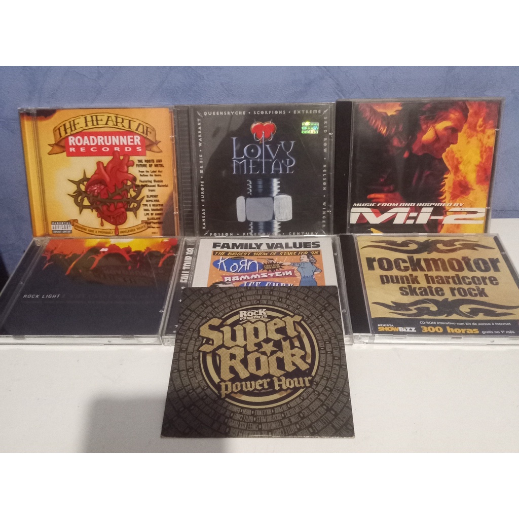 CDs: Coletâneas de Rock/Metal (Originais) | Shopee Brasil
