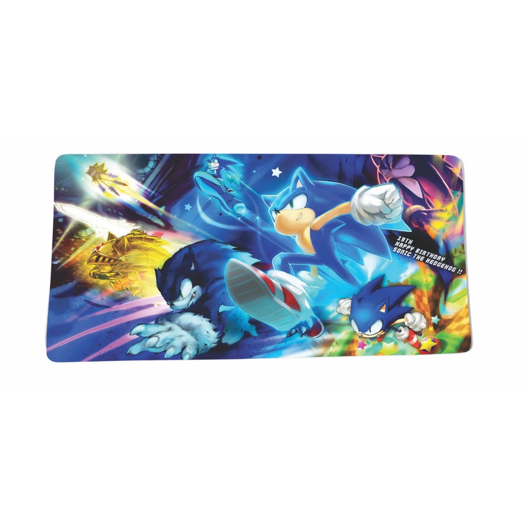 Mouse Pad Gamer Extra Grande 90x40 Sonic | Shopee Brasil