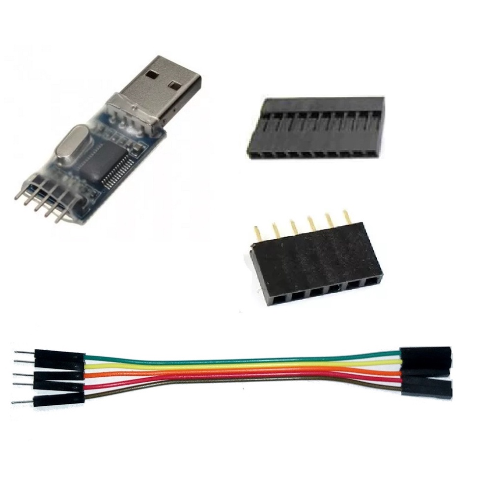 Kit PL2303HX Conversor Usb Serial RS232 TTL Pra Arduino Tasmota Sonoff ...