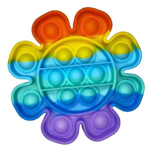 Pop It Fidget Toys Brinquedo Anti Stress Sensorial Colorido Popit apple ...