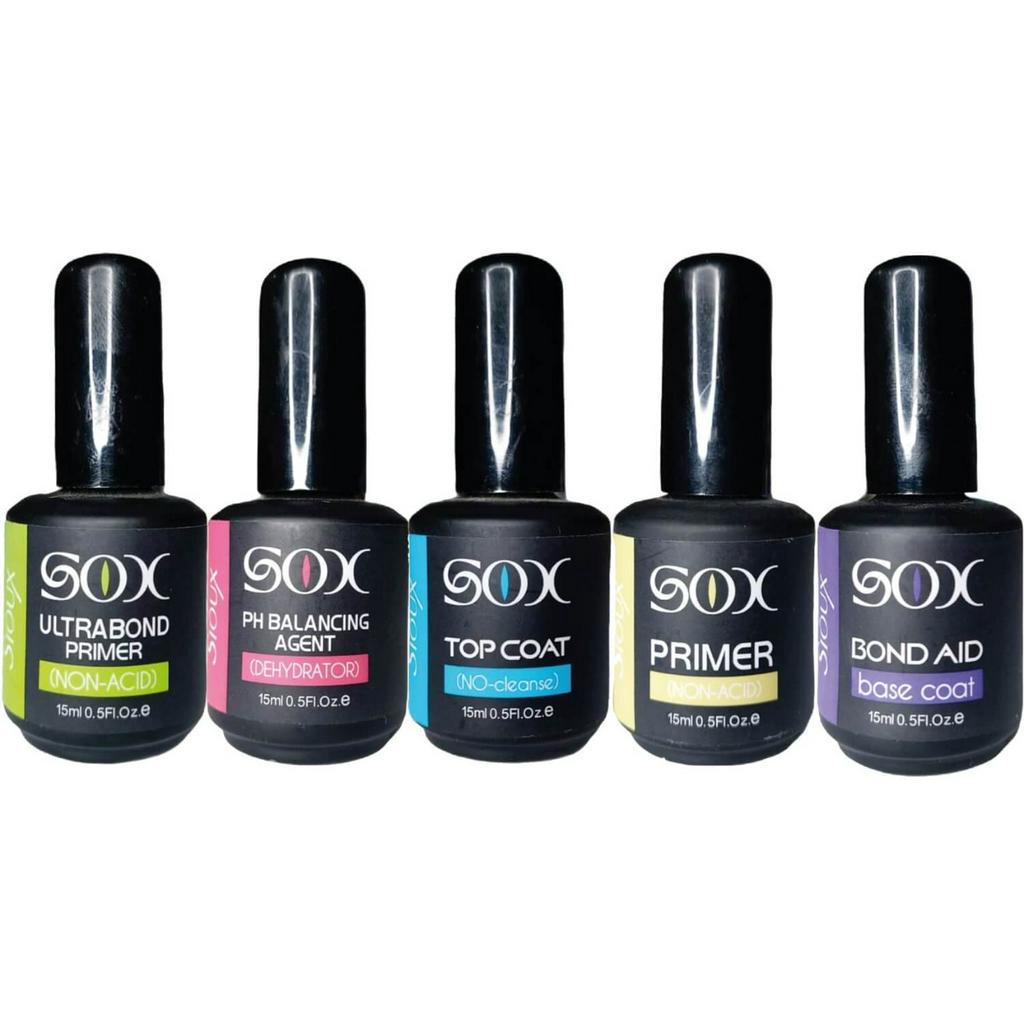Kit Blindagem - Siôux - Alongamento Unhas Primer Top Coat Bond Aid ...