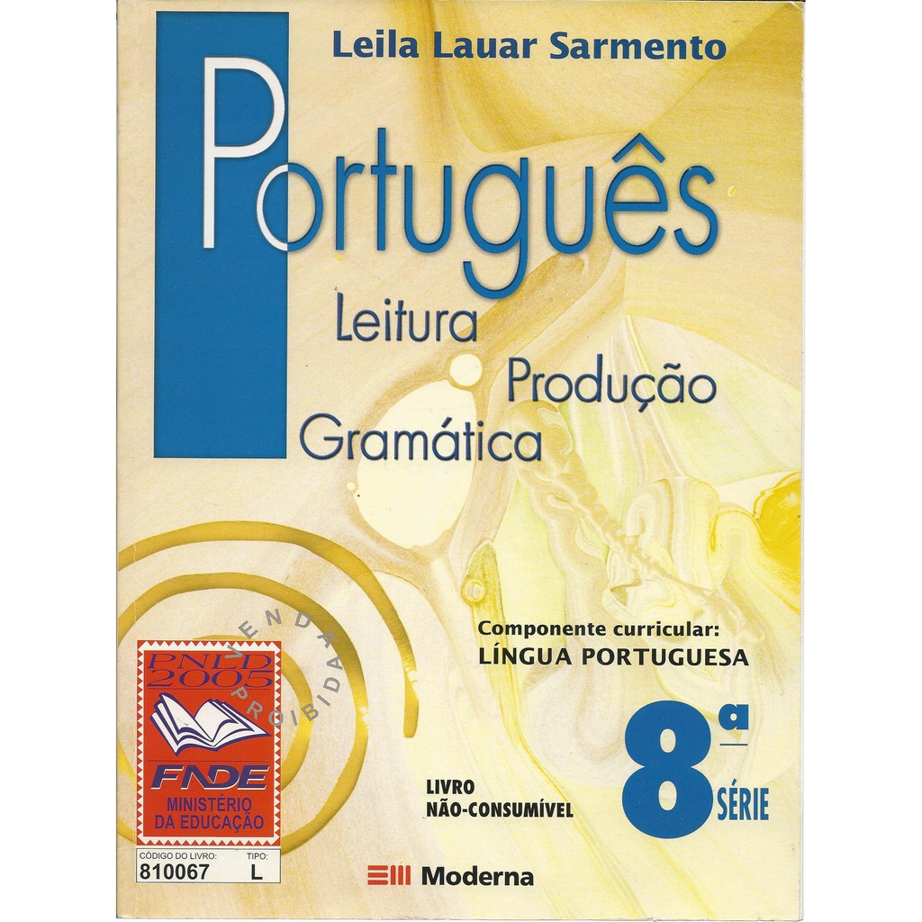 Livro Português Leitura, Produção, Gramática, Volume 8 | Shopee Brasil