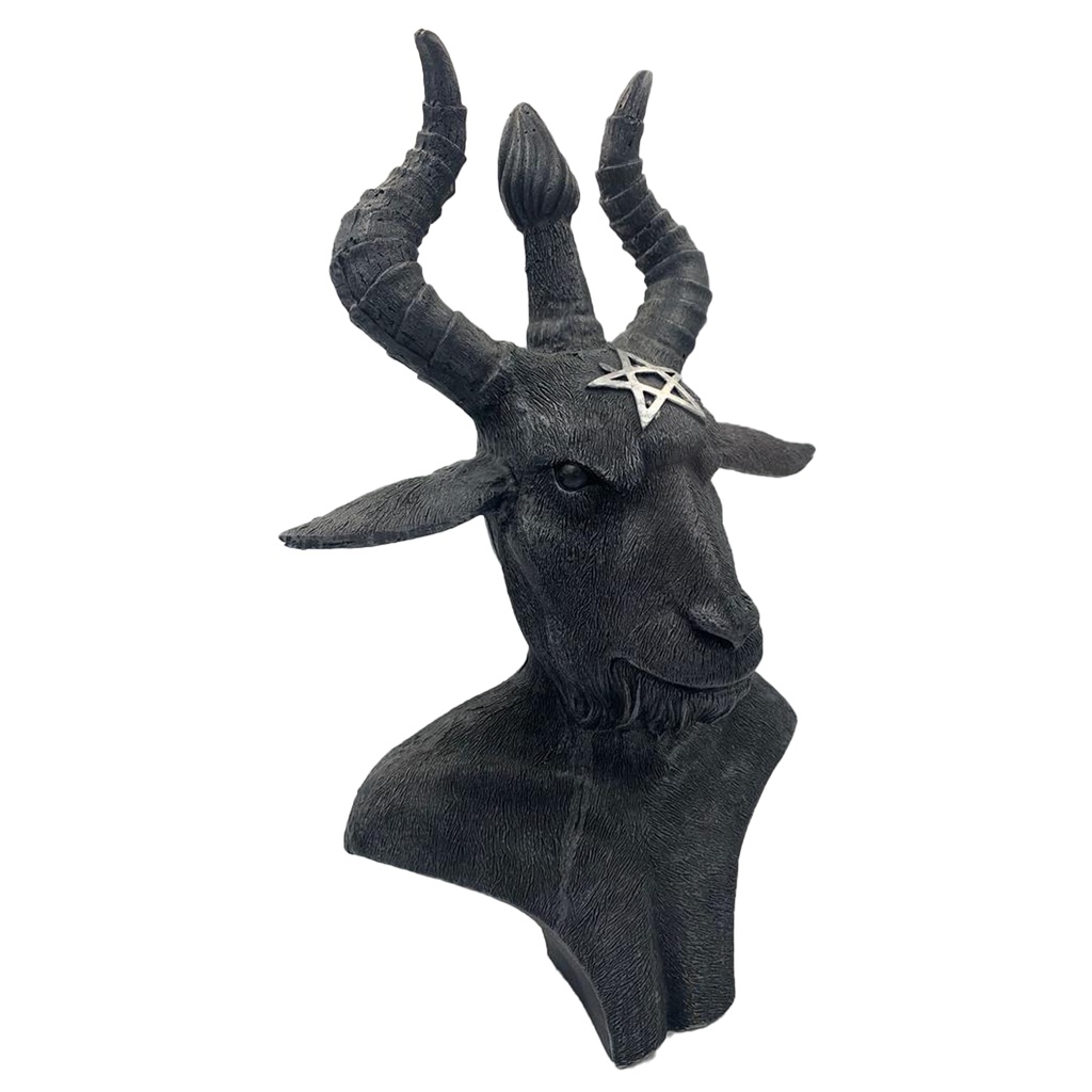 Busto Baphomet 38cm Resina Exclusivo Wiccaa | Shopee Brasil