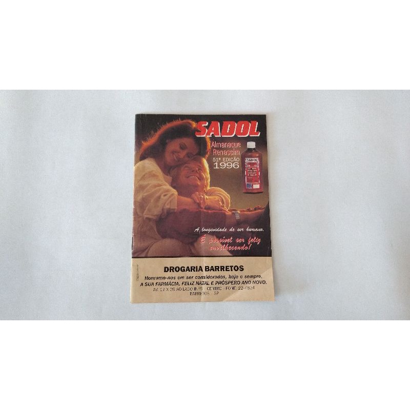 Almanaque Sadol 1996 (raridade) | Shopee Brasil