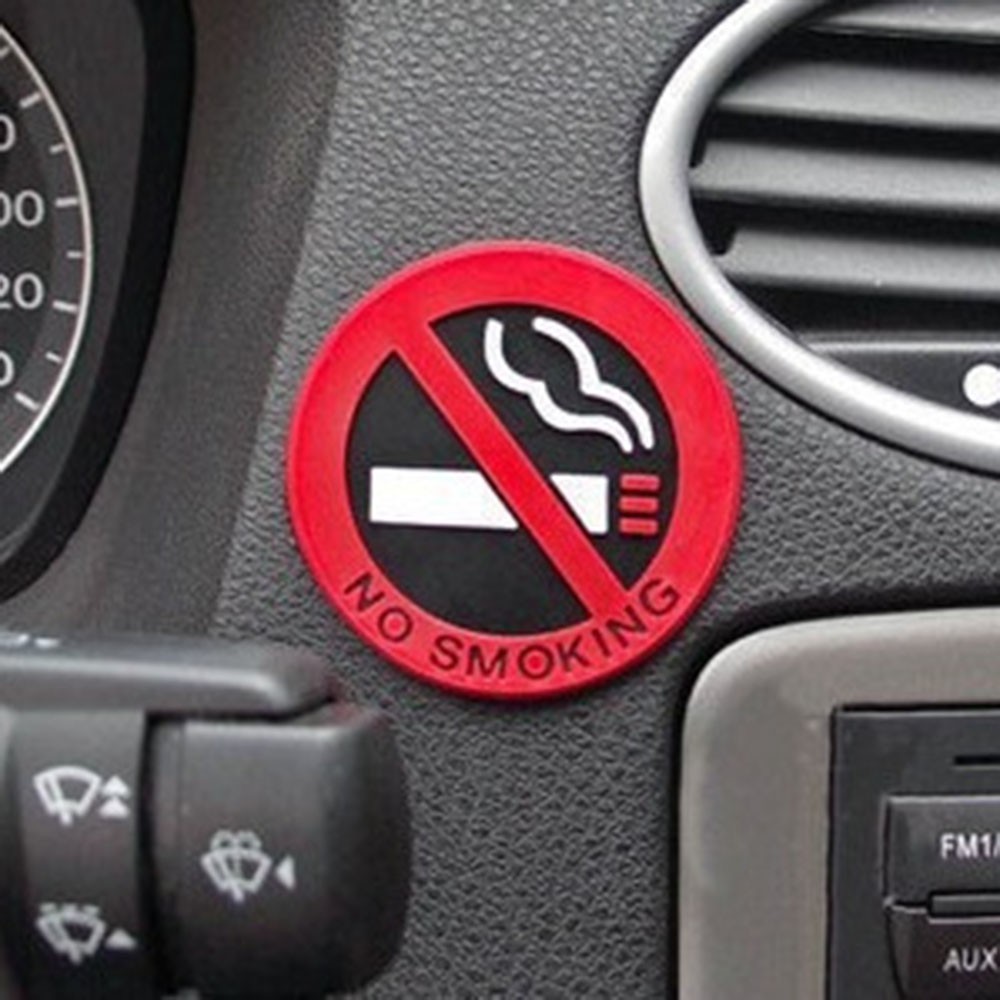 Proibido Fumar Aviso de Carro Adesivo de Borracha Adesivo de Janela ...