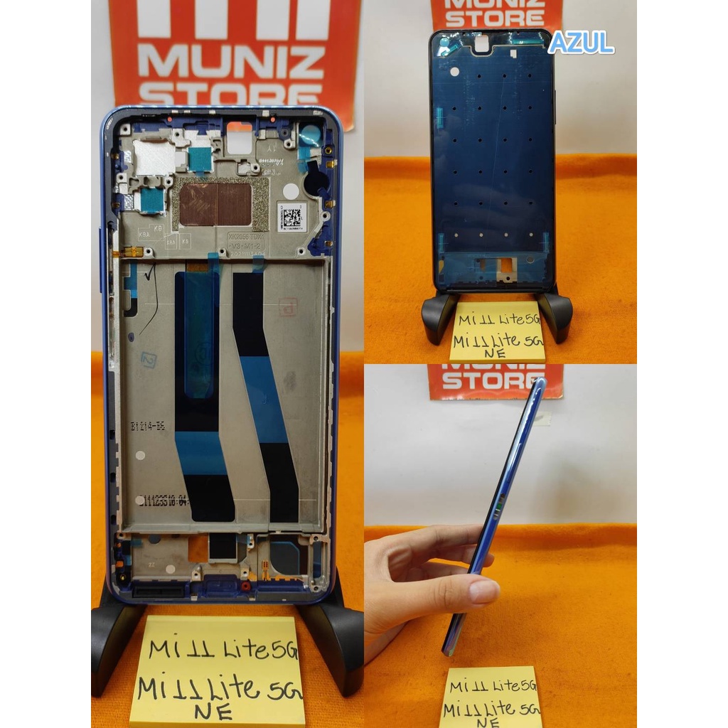 Moldura Aro Mi 11 Lite 5G/5G NE Aro Lateral Do Display Traseira Chassi ...