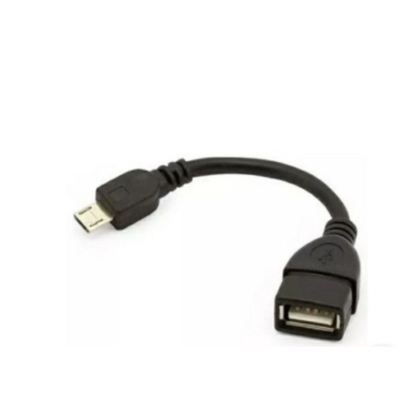 Cabo OTG USB fêmea 2.0 micro v8/type-c para celular Android - Faz a Boa!
