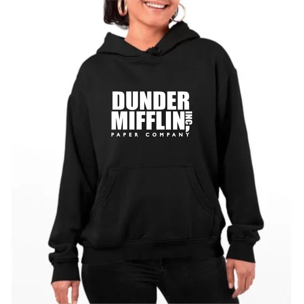 Moletom The Office Dunder Mufflin Série Preto Unissex | Shopee Brasil
