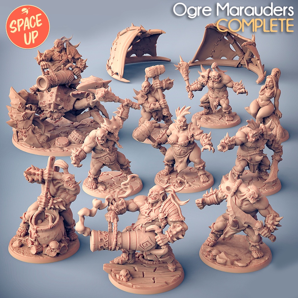 Miniaturas RPG Orcs Guerreiros Magos e Caçadores Marujos Coleção ...
