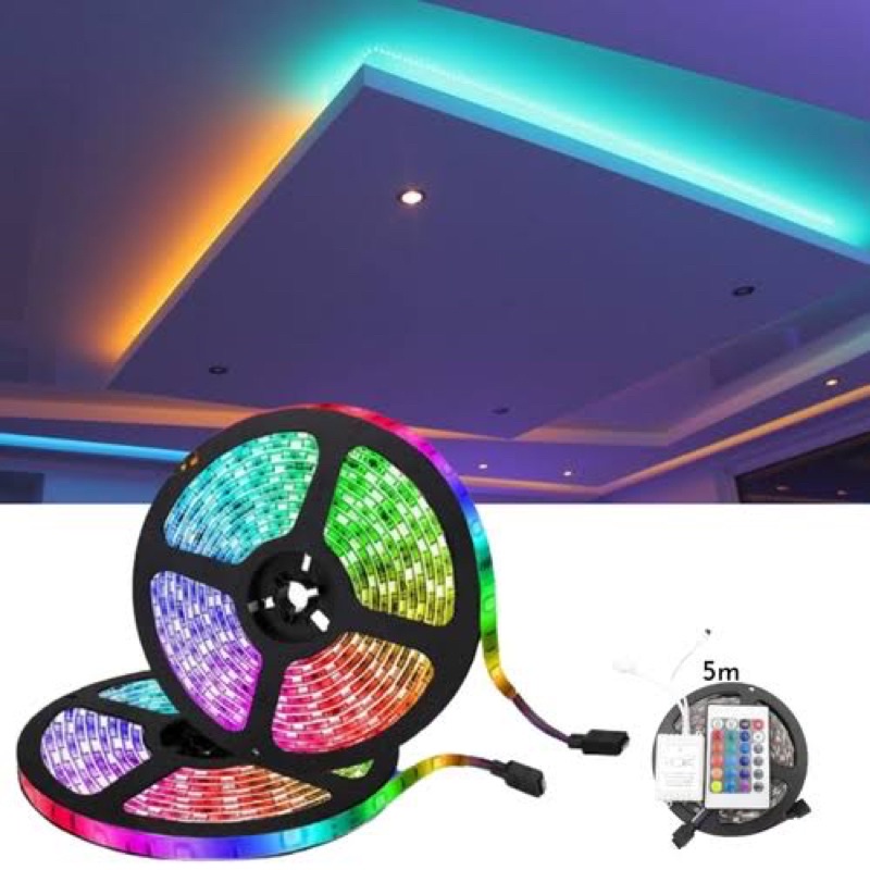 Luz de Led RGB colorida para quarto sala | Shopee Brasil