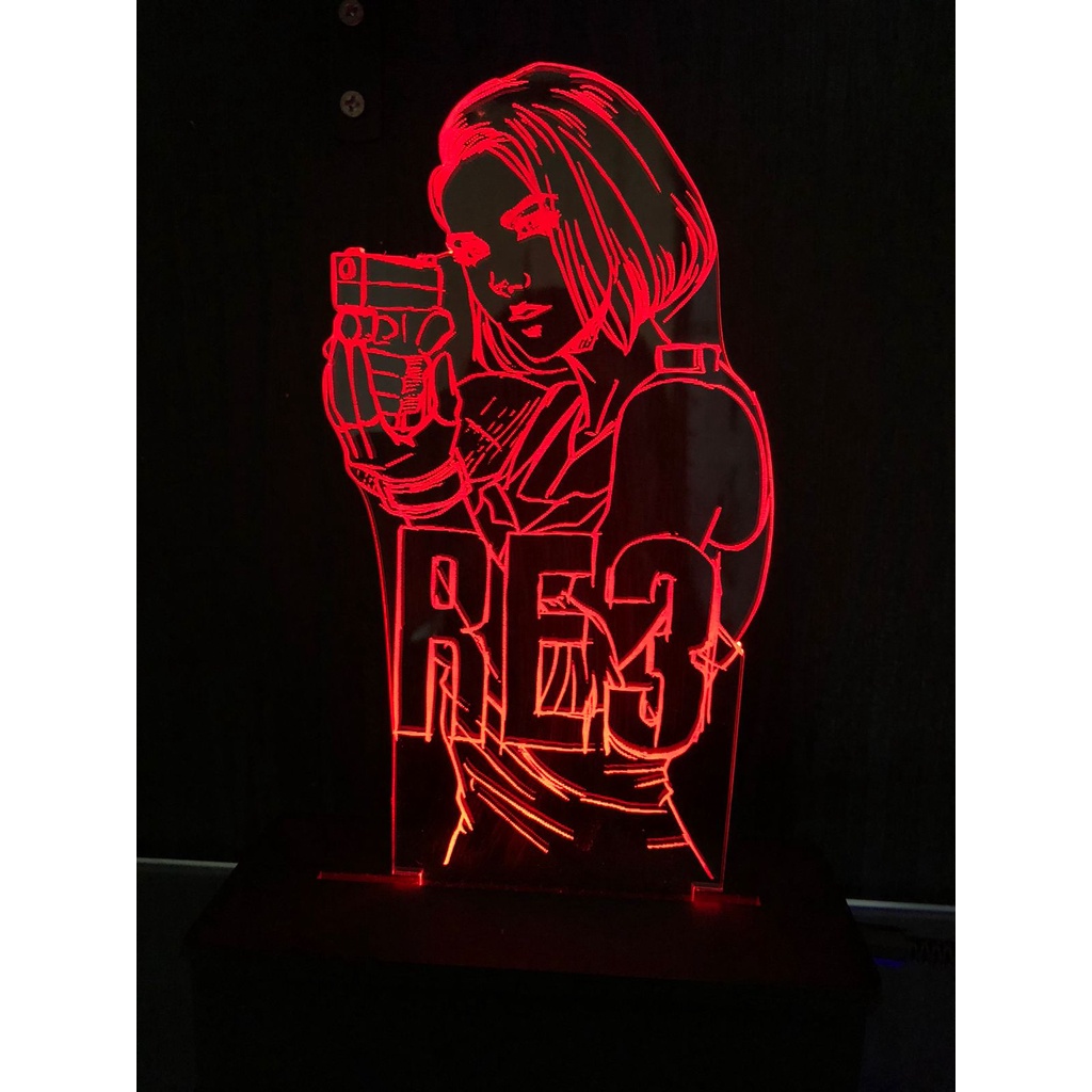 Luminaria Led 16 Cores, Jill, Resident Evil 3, Decoração | Shopee Brasil