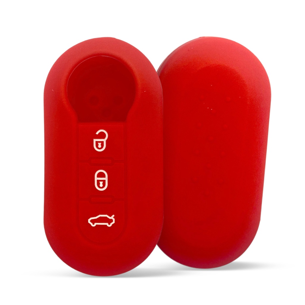 Capa Case de Silicone Chave canivete Fiat 500 Bravo Palio Punto Grand ...