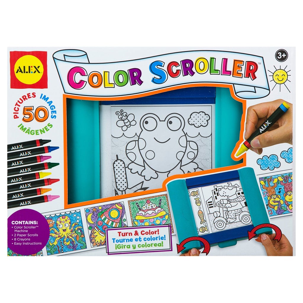 Brinquedo Colorir Alex Toy Crayola Color Scroller Giz Cera | Shopee Brasil