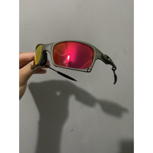 Óculos de Sol X-squared X-metal Lentes Ruby Vermelha + Brinde | Shopee ...
