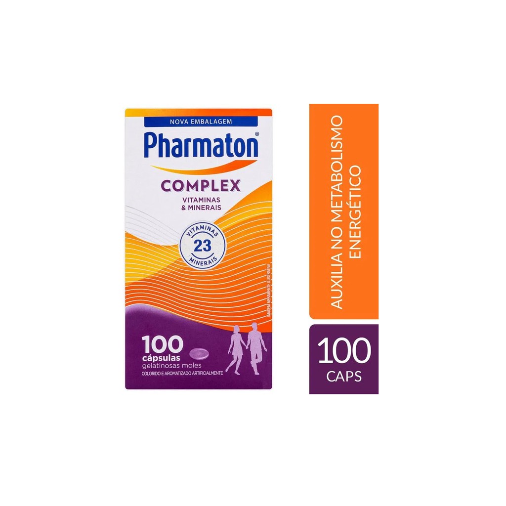 Multivitamínico Pharmaton Complex 100 cápsulas | Shopee Brasil