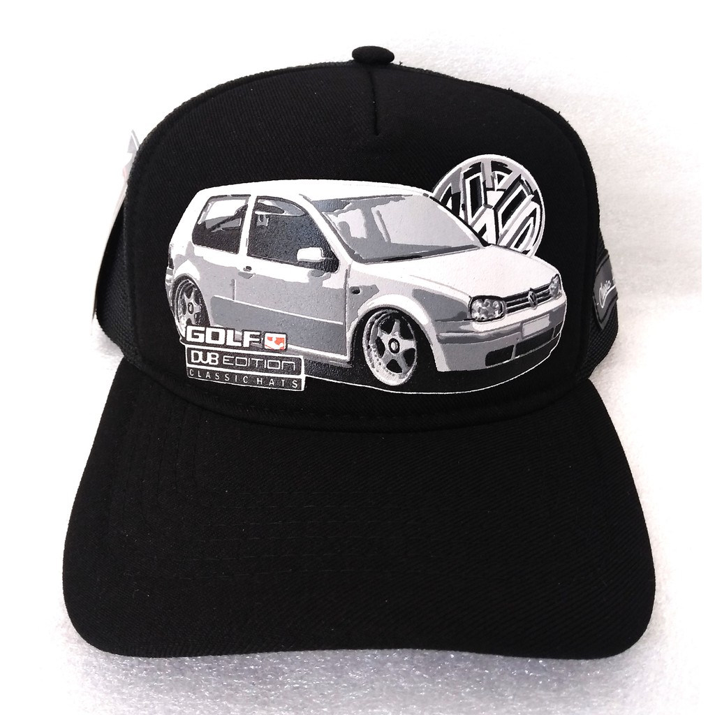 Boné Volkswagen Golf Carro Volks Quadrado Antigo Turbo Gti | Shopee Brasil