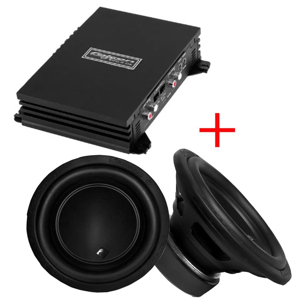 Modulo Falcon Df500.4 Dx 4 Canais + Par Subwoofer 8 Pol | Shopee Brasil