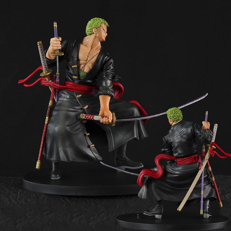 One Piece Roronoa Zoro Action Figure PVC Anime Modelo Toy Presente 14 ...