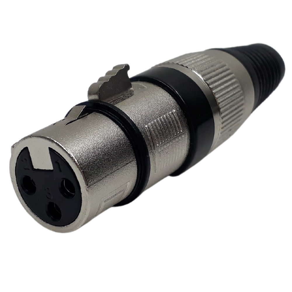 Conector Plug Xlr Femea De Linha IT BLUE - LE-5592 | Shopee Brasil