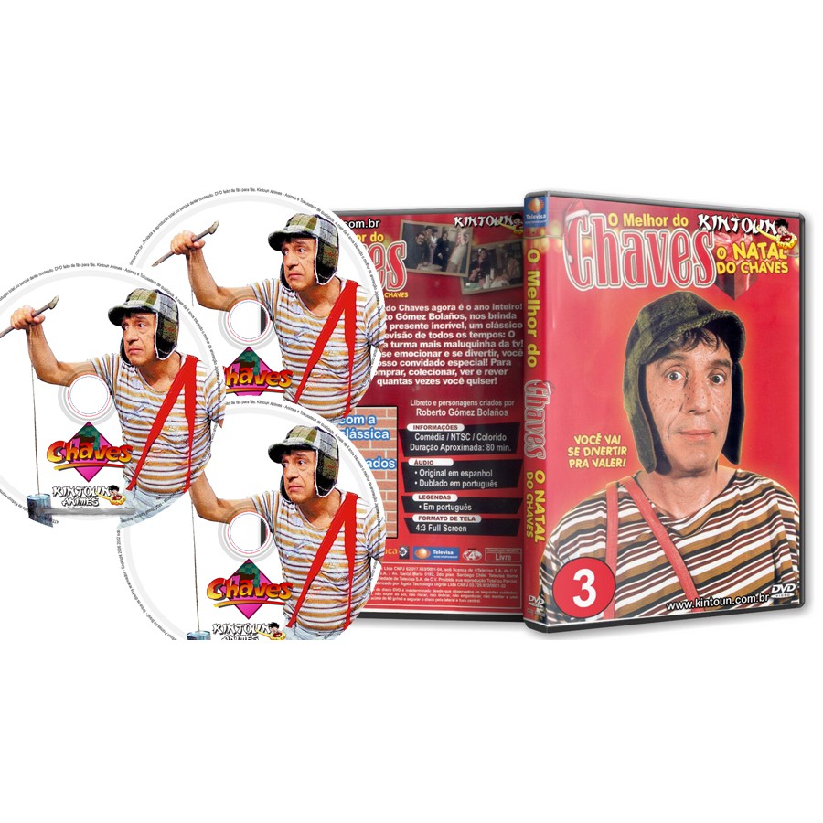 Dvds Chaves coleção com todos os episódios exibidos no SBT incluindo ...