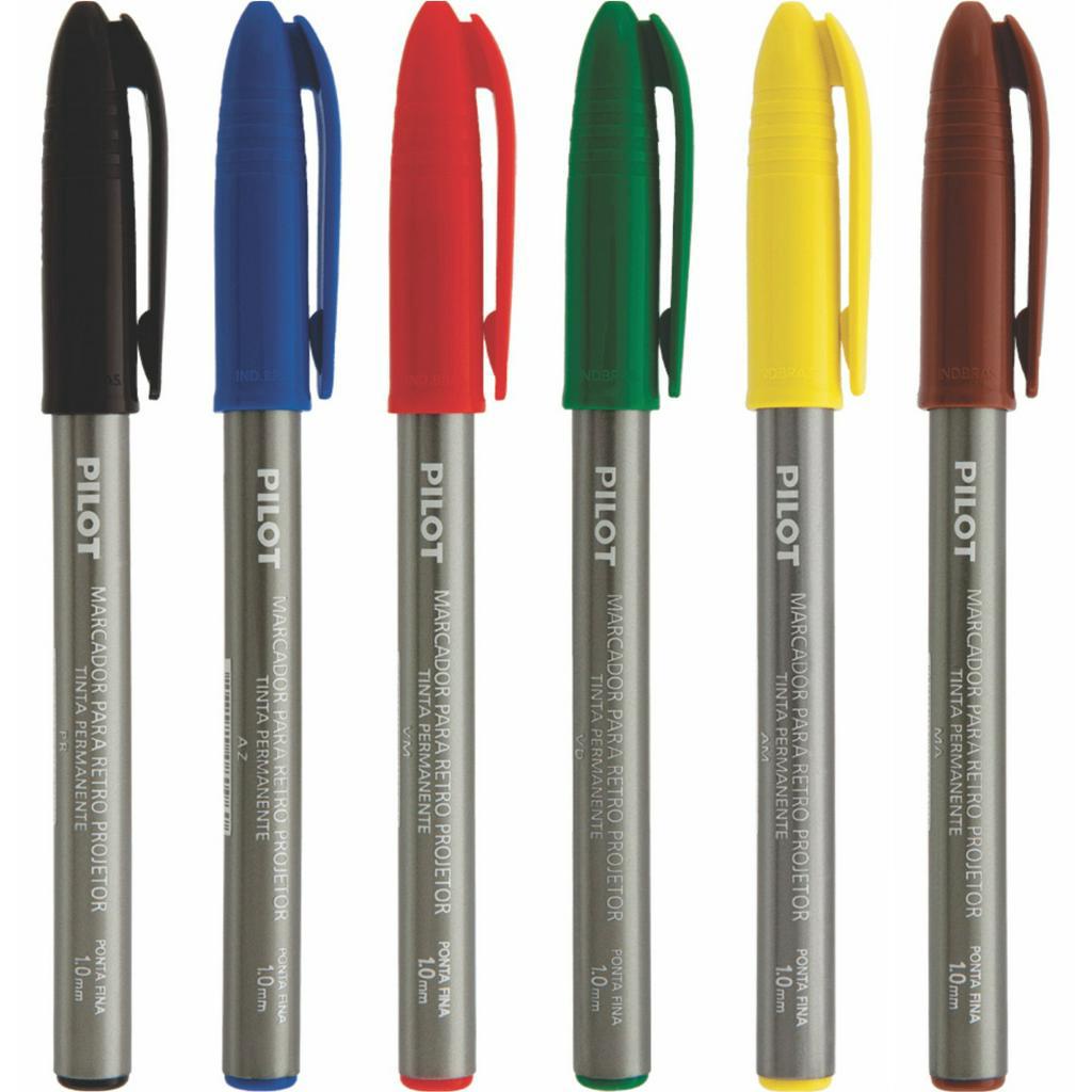 Caneta permanente 1.0 pilot, permanente pilot | Shopee Brasil