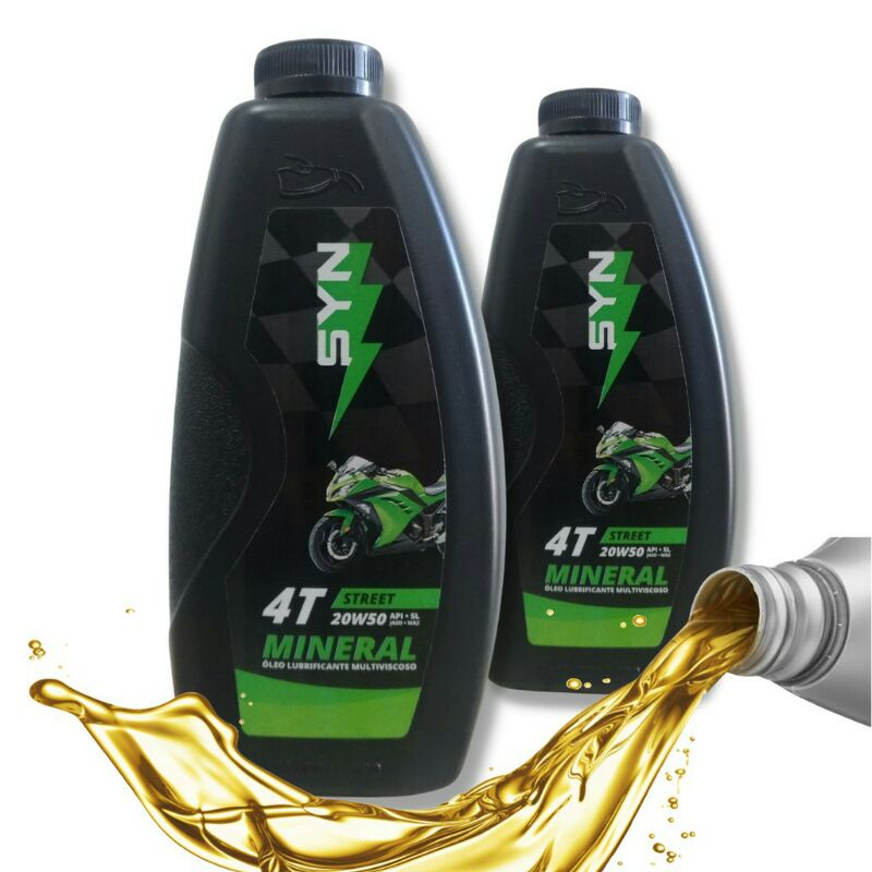 Óleo Motor Syn 4t Mineral 20w 50 Api sl Jaso ma2 Street Moto - Faz a Boa!