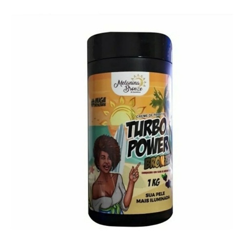 Parafina Turbo Power Plus - Pele Morena - Melanina Bronze | Shopee Brasil
