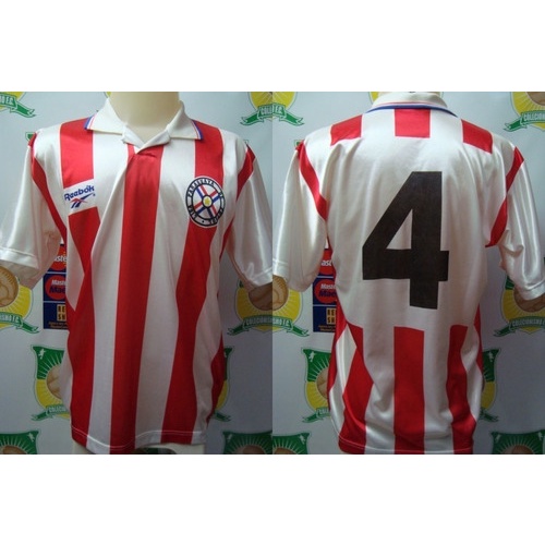 Camisa Futebol Seleção Paraguai Reebok # 4 Anos 90 | Shopee Brasil