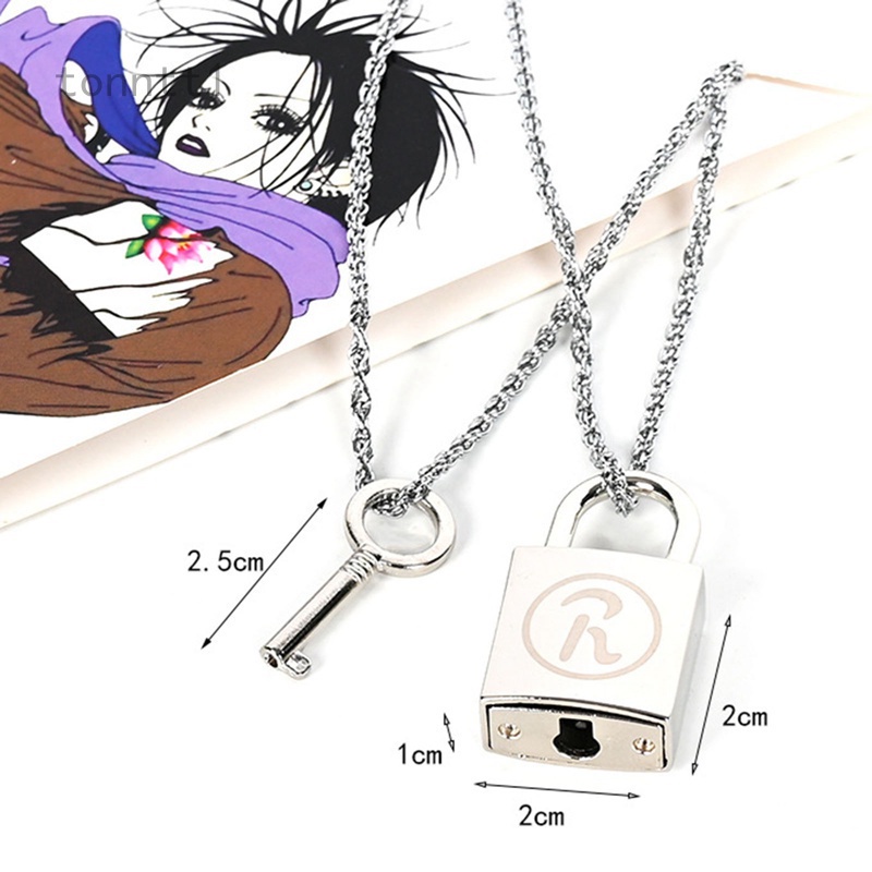 Colar Para Casais Tonntt Nana Lock Osaki Honjo Lotus | Shopee Brasil