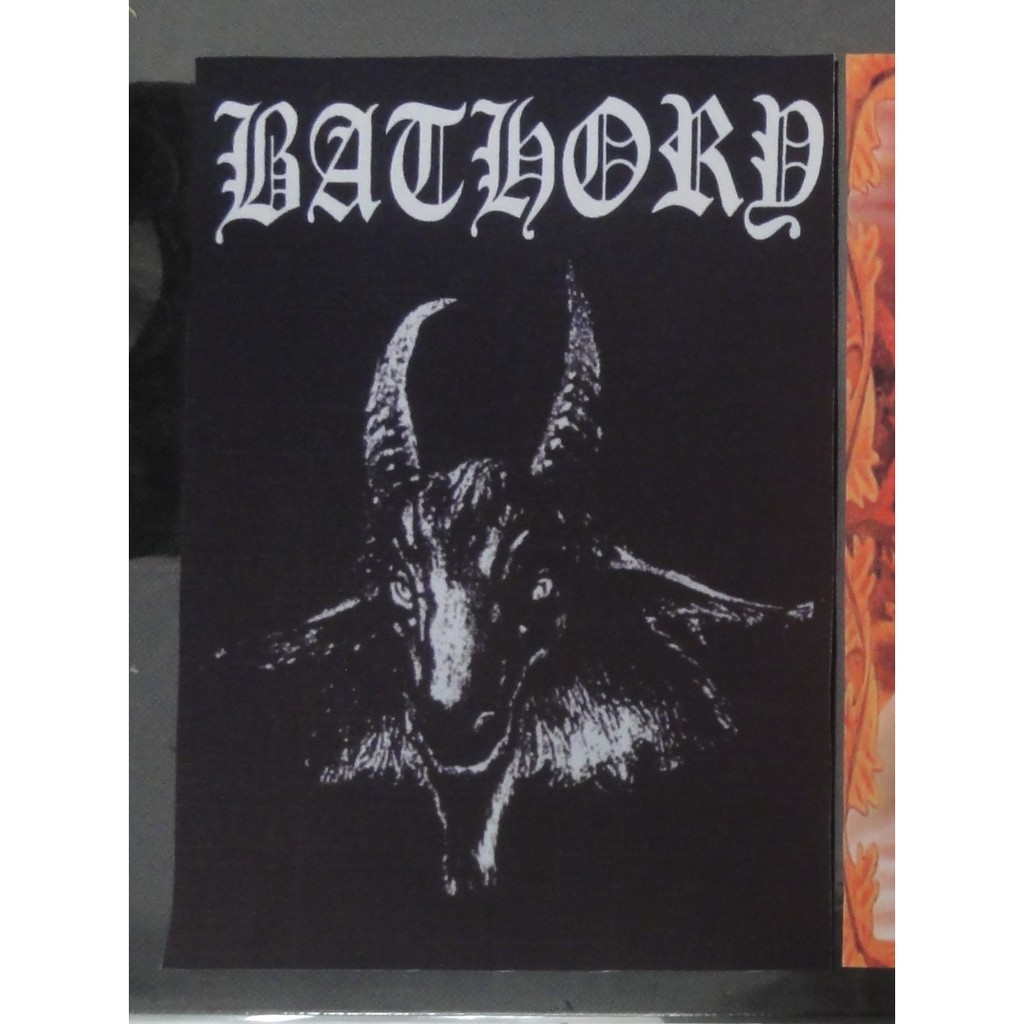 Backpatch Bathory Bathory Black Metal Blood Fire Death 28x20 - Faz a Boa!