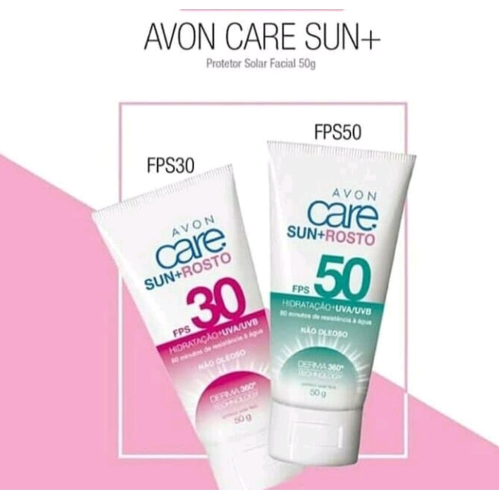 Protetor Solar Avon Care Sun+ Rosto FPS 30/50 50g | Shopee Brasil