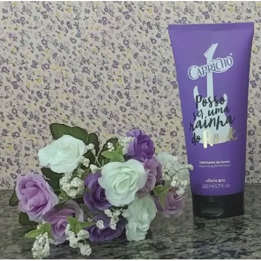 Creme Hidratante Desodorante de Banho Capricho Rock 200ml | Shopee Brasil