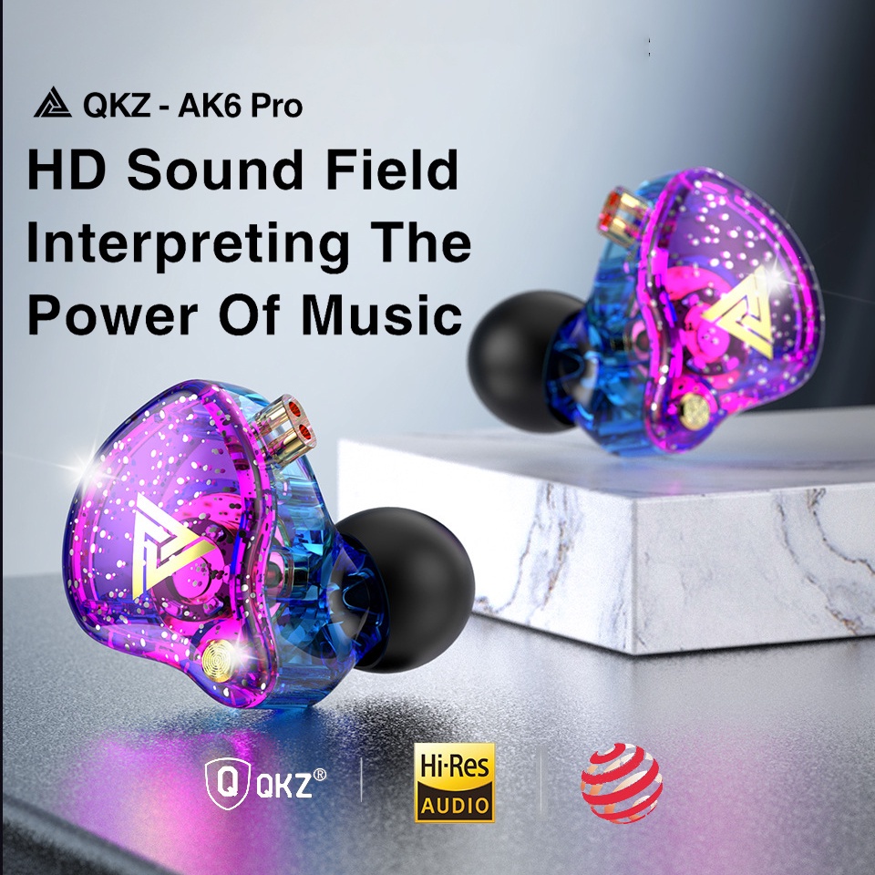 Fone de Ouvido Qkz Ak6 Pro Original Intra-Auricular Adequado Para ...