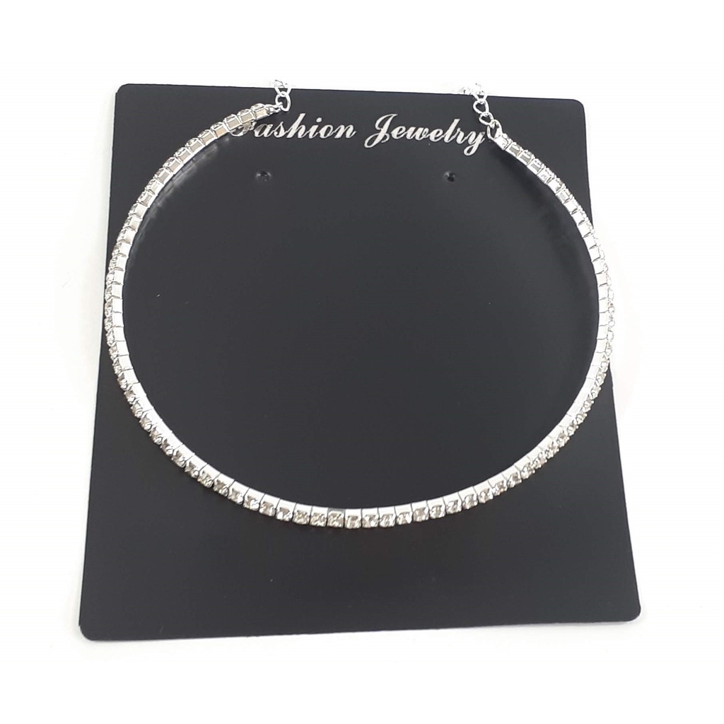 Colar Gargantilha Strass Pra Festa Casamento Noiva Madrinha | Shopee Brasil