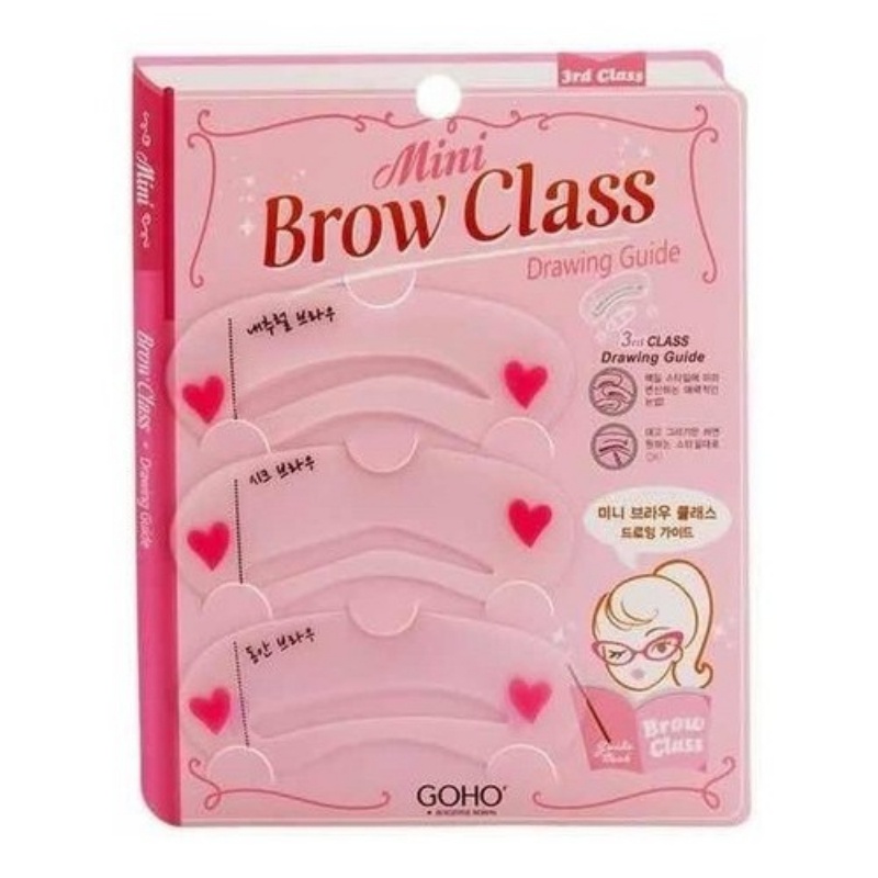Molde Para Sobrancelhas Kit Com 3 Moldes Mini Brow Class Shopee