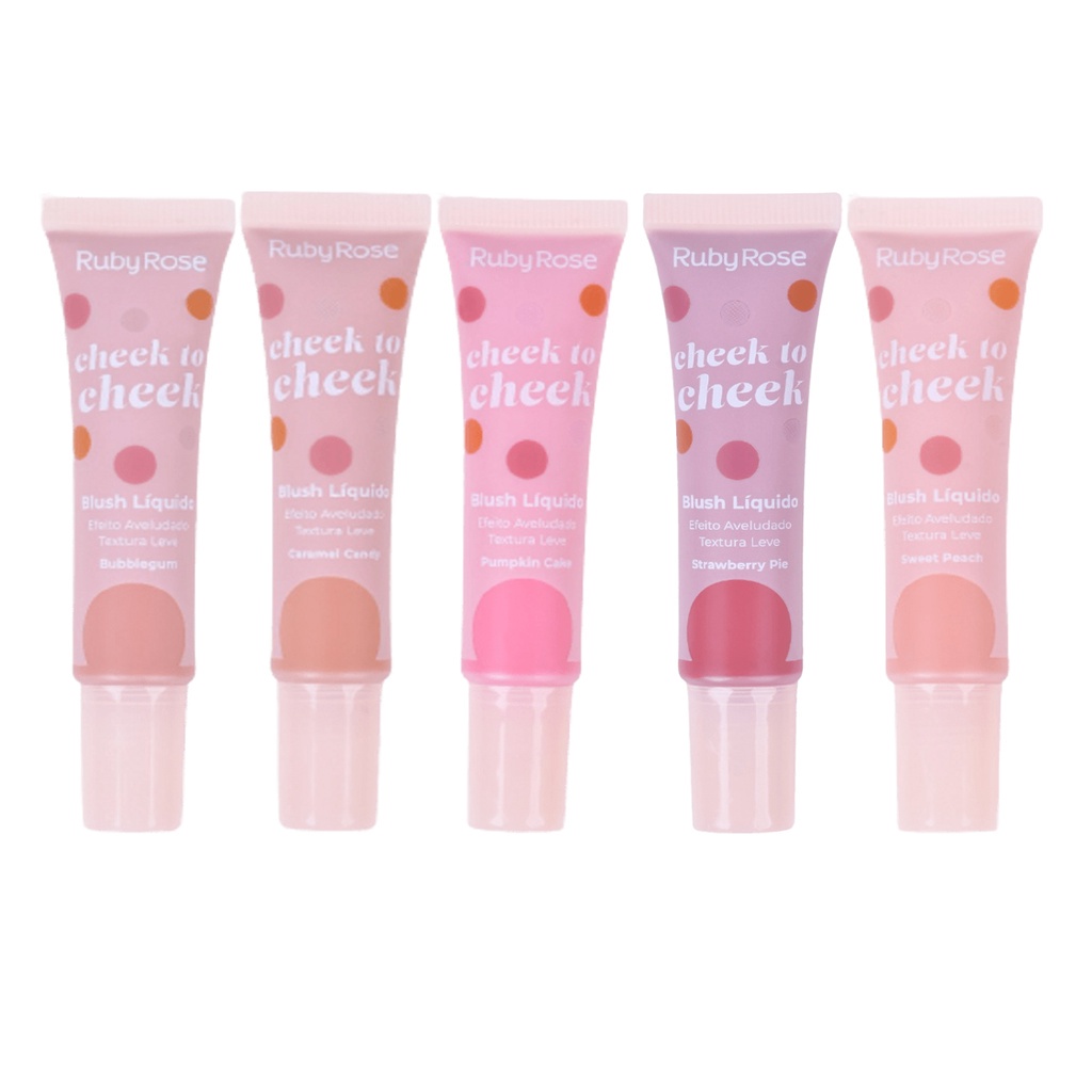Blush Líquido Cheek to Cheek Ruby Rose | Shopee Brasil