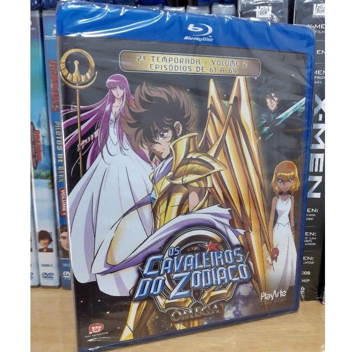Blu-ray Os Cavaleiros Do Zodíaco Ômega 2 Temporada Volume 2 (Original Lacrado) | Shopee Brasil