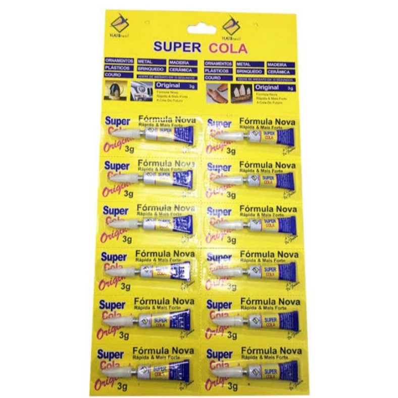 kit com 12 cola super cola | Shopee Brasil