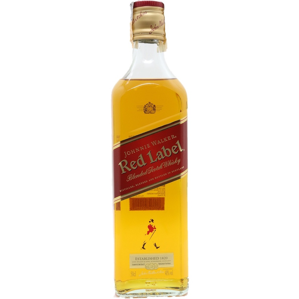 WHISKY JOHNNIE WALKER RED LABEL 500ML | Shopee Brasil