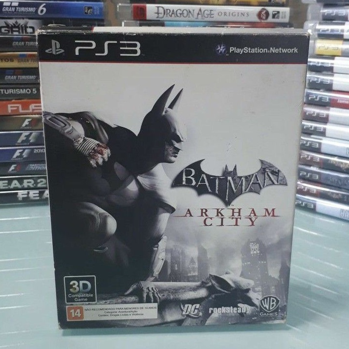 Box Batman Arkham City com HQ - Jogo de Ps3 - Mídia Física | Shopee Brasil