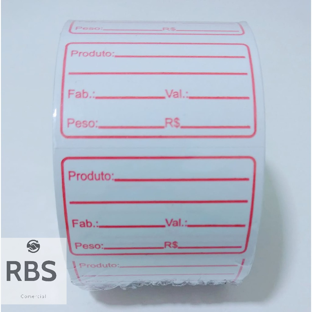 Etiqueta De Validade Fabricação com Tarja 50x30 667 Etiquetas | Shopee ...