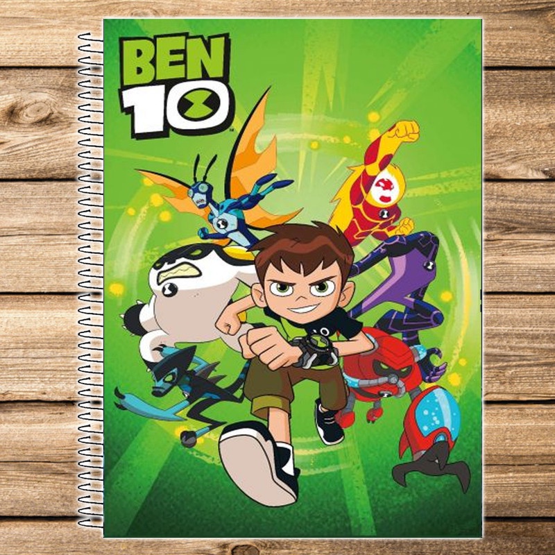 Caderno 1 Matéria Ben 10 Personalizado 80Fls | Shopee Brasil