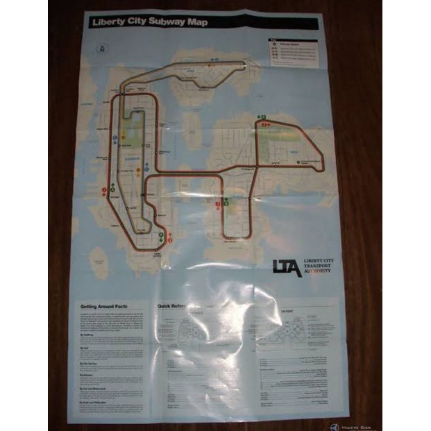 Manual e mapa GTA 4 LIBERTY CITY!! | Shopee Brasil