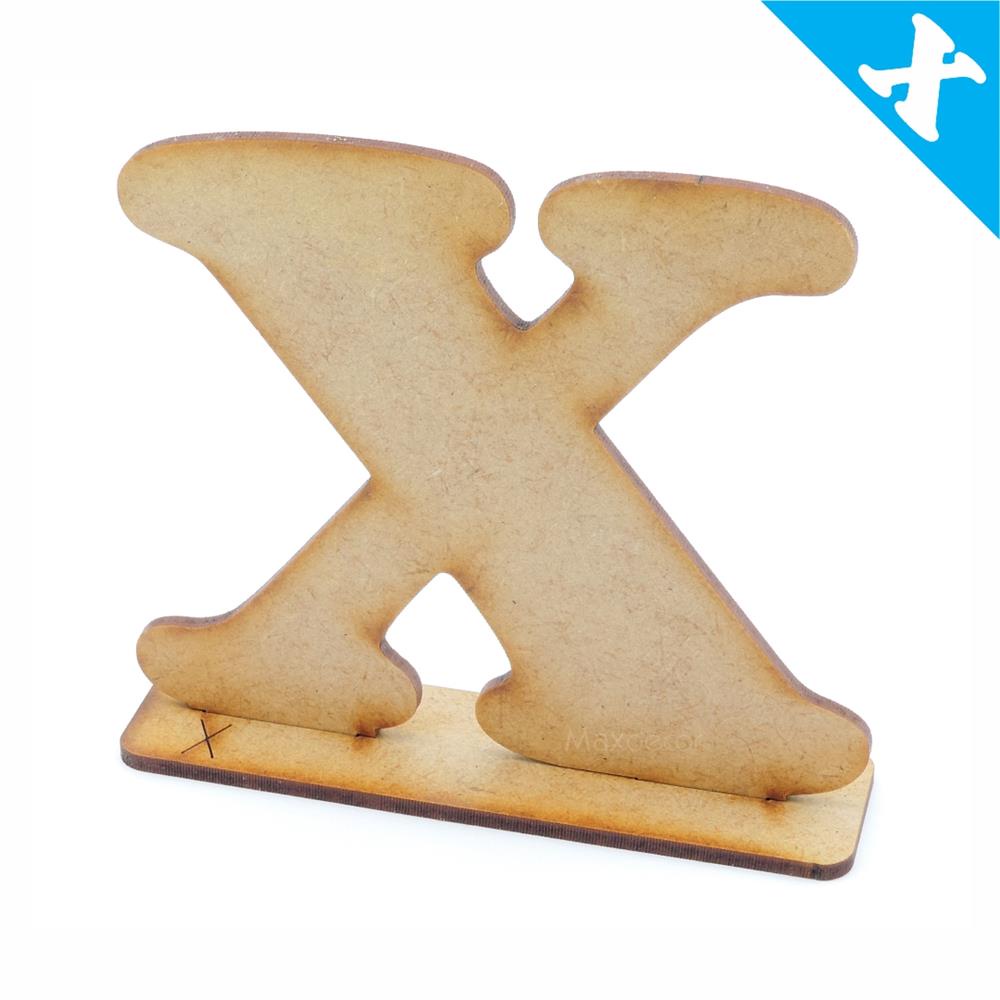Letra de Mesa em MDF - 10cm de Altura - 1 Unidade - X | Shopee Brasil